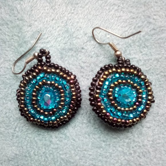 Jewelry | Flashy Turquoise Earrings | Poshmark